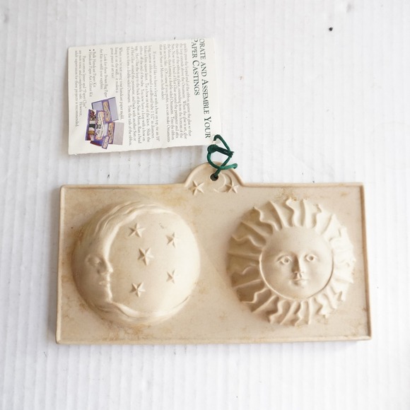 Brown Bag Paper Art | Office | Brown Bag Paper Art Sun Moon Face Mold ...